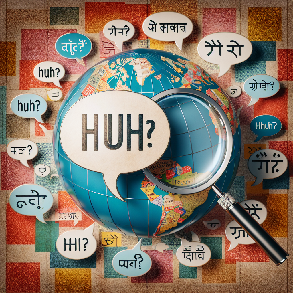 Why is the sound 'huh' a nearly universal word across most human ...
