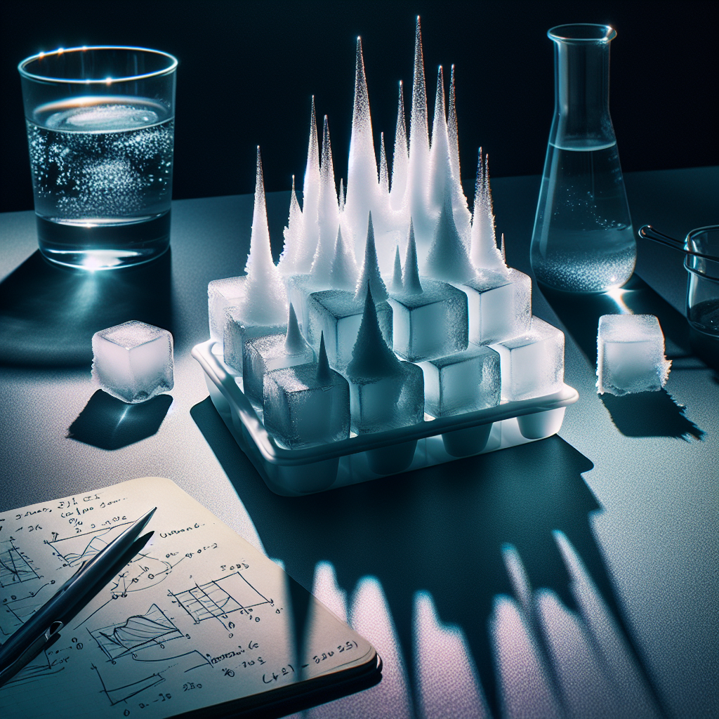 Why do ice cubes sometimes form a weird spike on top? | UsefulBS