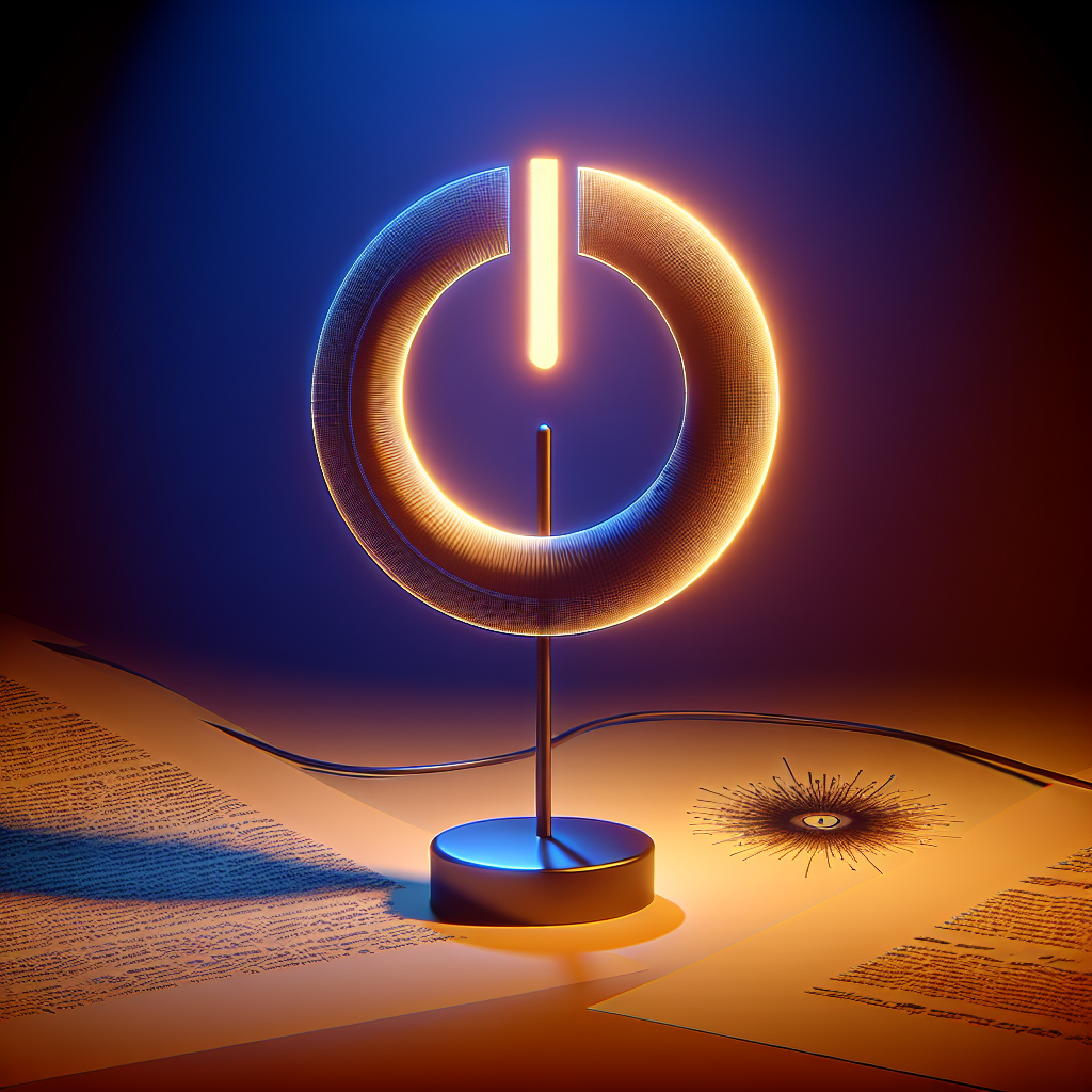 Why is the universal power symbol a line partially inside a circle ...