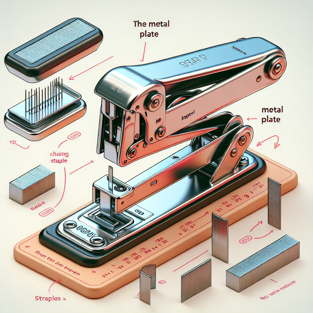 Why can you rotate the metal plate on a stapler to change how it bends ...