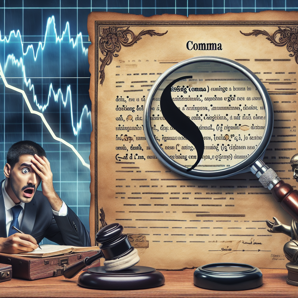 How did one missing comma in a legal document cost a company millions ...