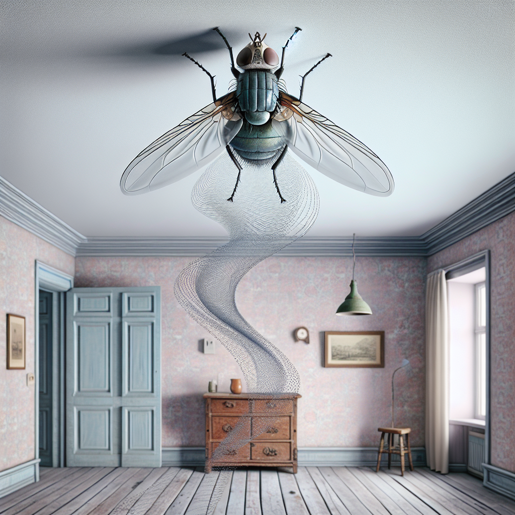 How can a housefly land perfectly upside down on the ceiling? | UsefulBS