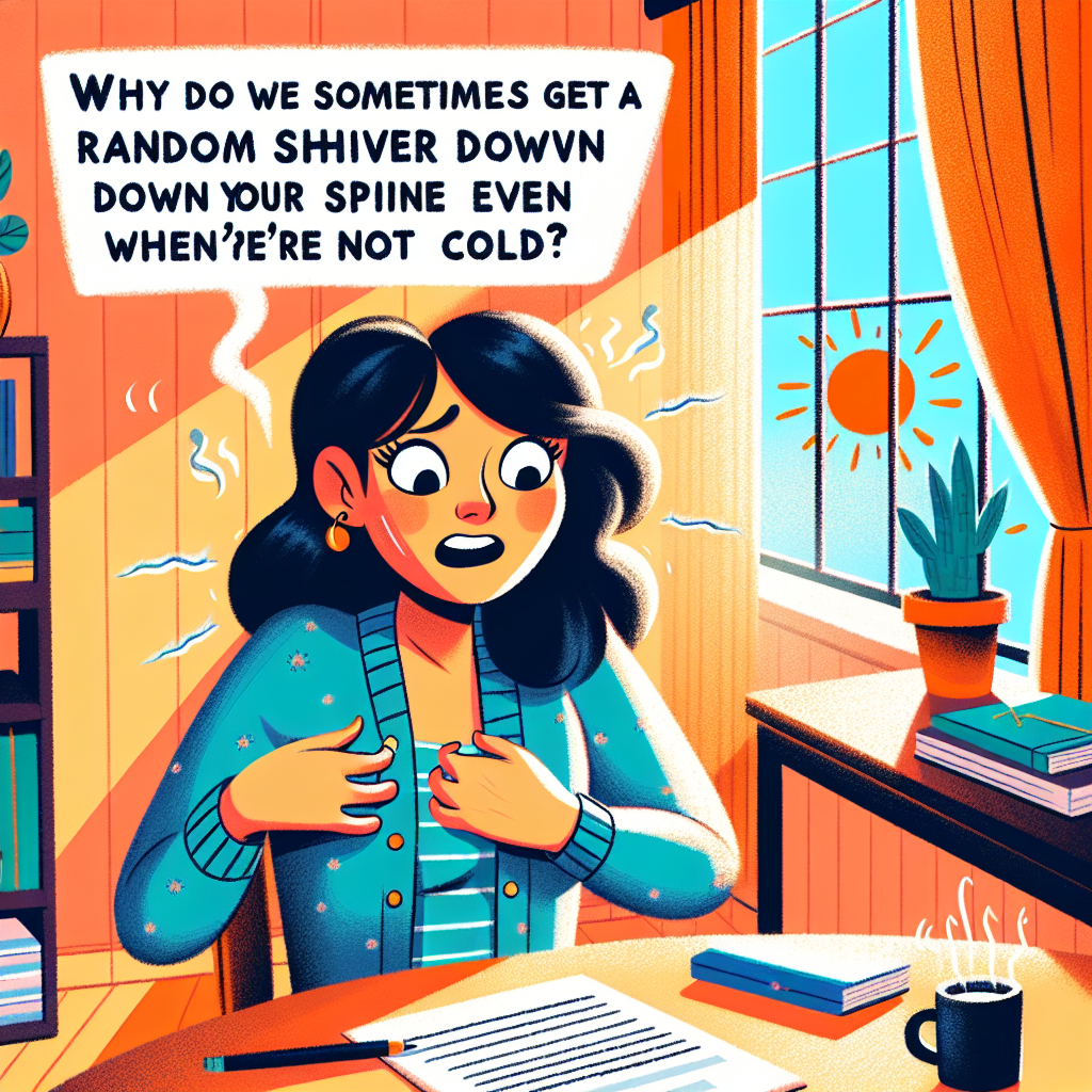 Why do we sometimes get a random shiver down our spine even when we're ...
