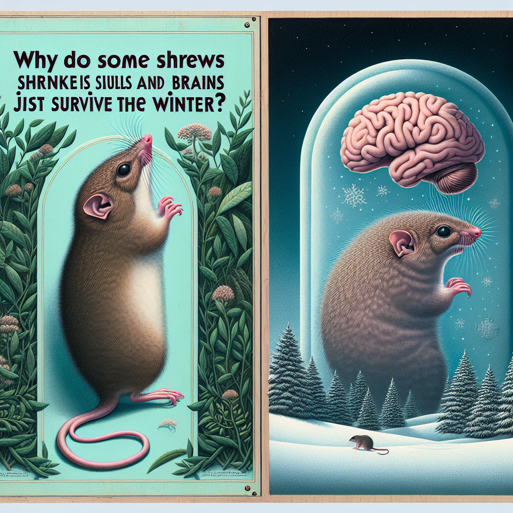 Why do some shrews shrink their own skulls and brains just to survive ...