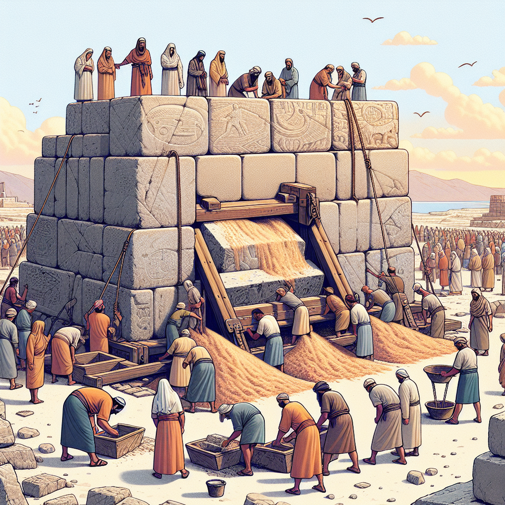 How did ancient builders move massive stone blocks using little more ...