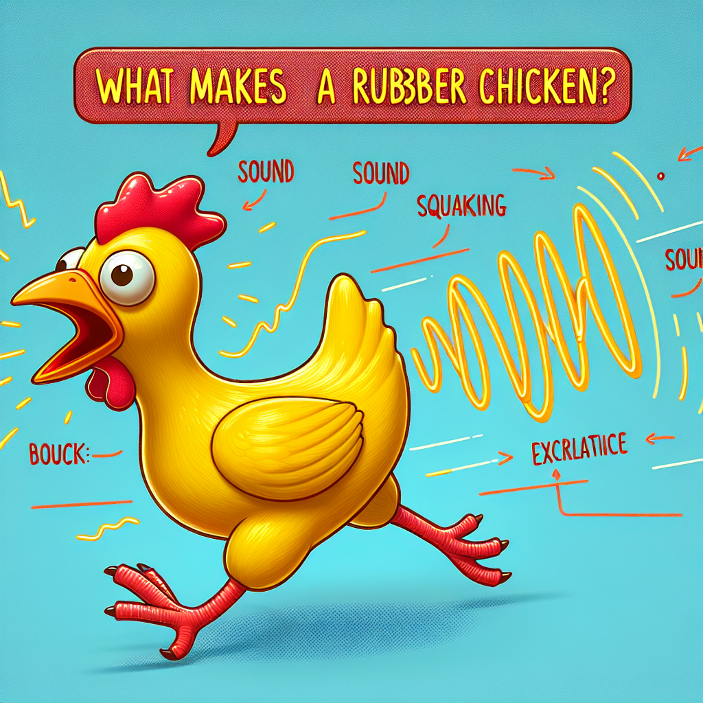 What makes a rubber chicken produce its classic squawking sound? | UsefulBS