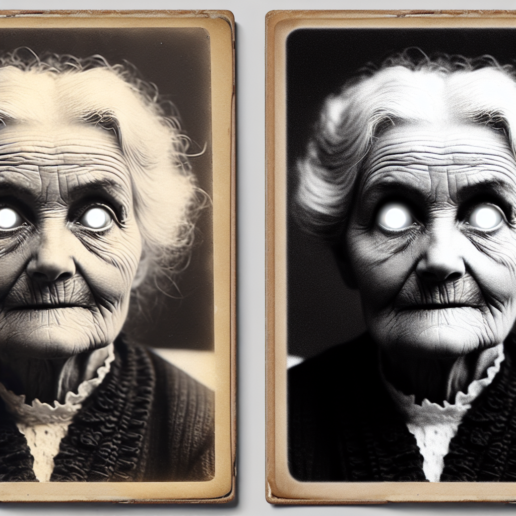 Why do some old black-and-white photos make people's eyes look eerily ...