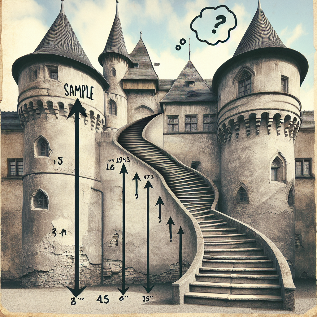 Why do old castle stairs often have steps of deliberately uneven ...