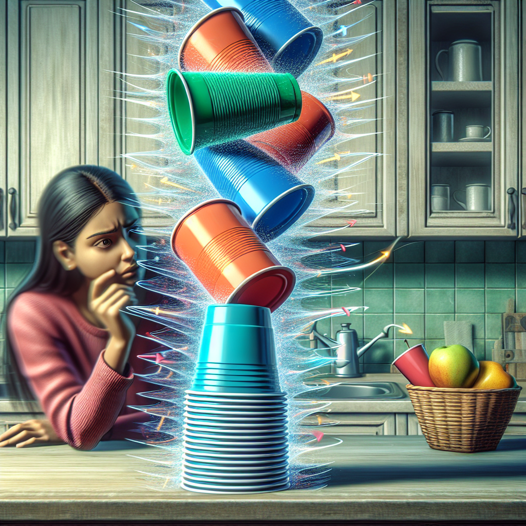 Why do stacked plastic cups sometimes get so impossibly stuck together ...