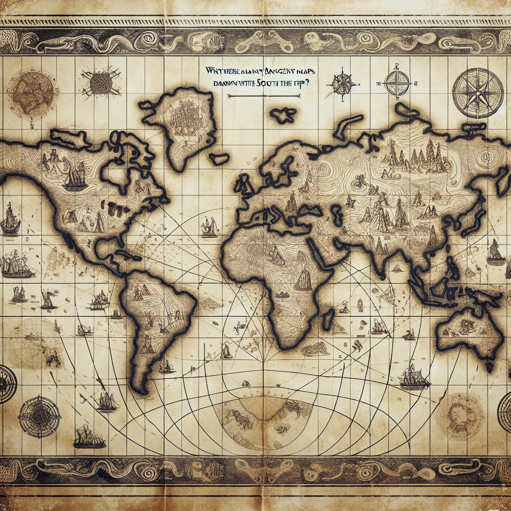 Why were many ancient world maps drawn with the South at the top ...