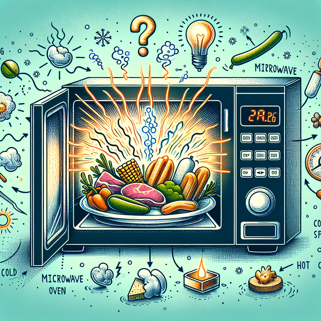 Why does a microwave oven create hot and cold spots in your food ...