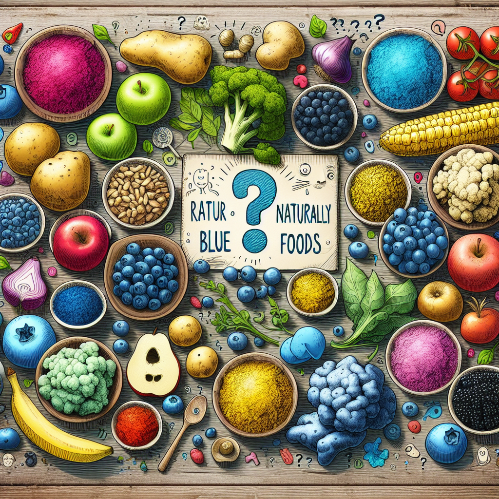 Why is it so difficult to find truly blue-colored food in nature ...