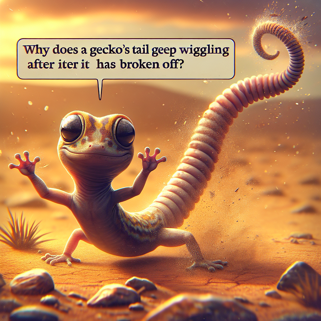Why does a gecko's tail keep wiggling after it has broken off? | UsefulBS