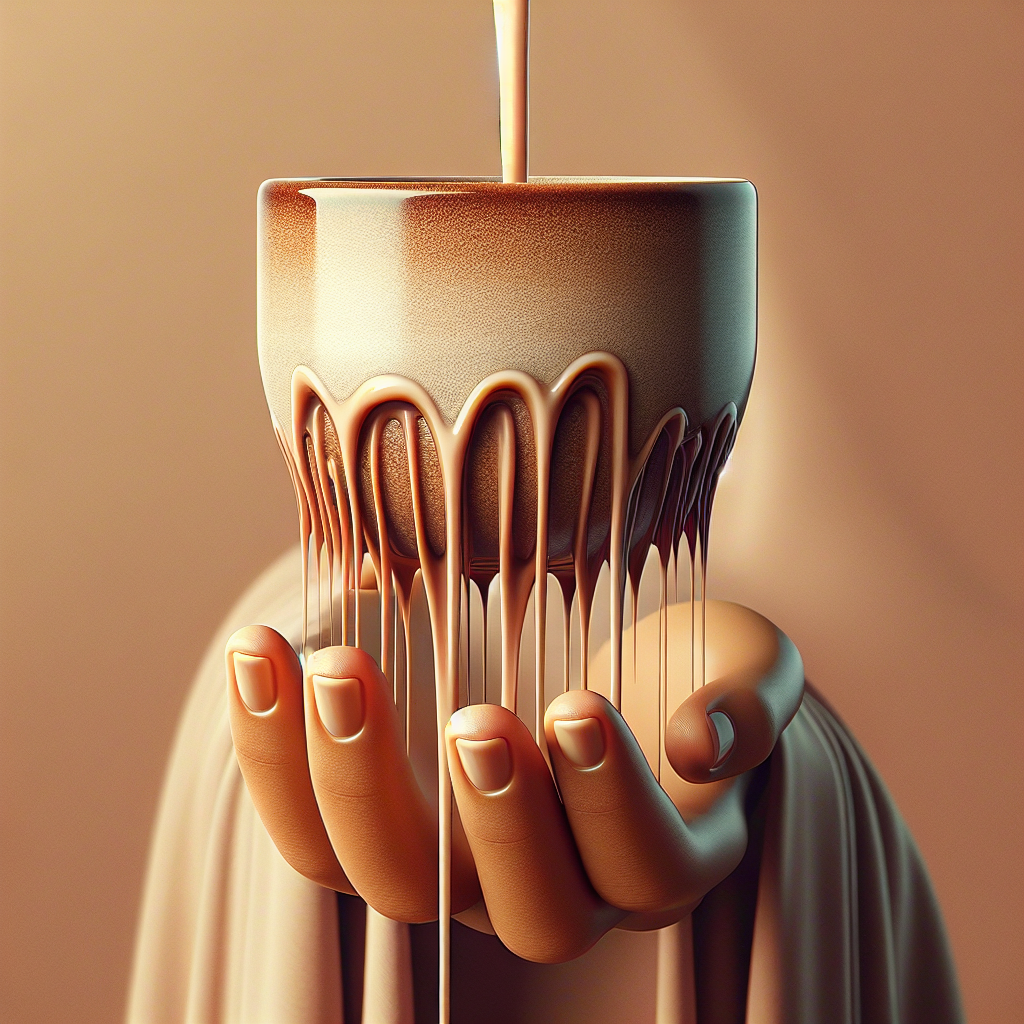 What makes liquid dribble down the side of a cup when you try to pour ...