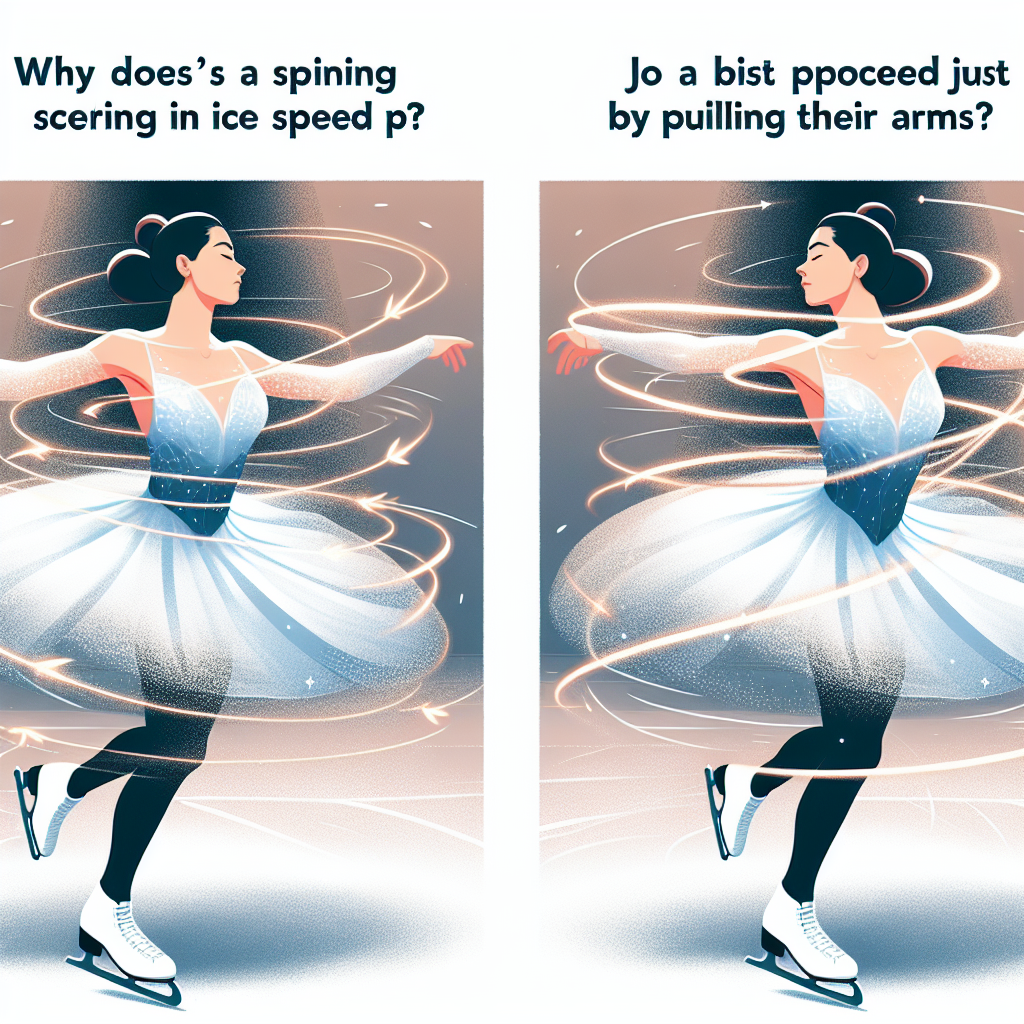 Why does a spinning ice skater speed up just by pulling in their arms ...