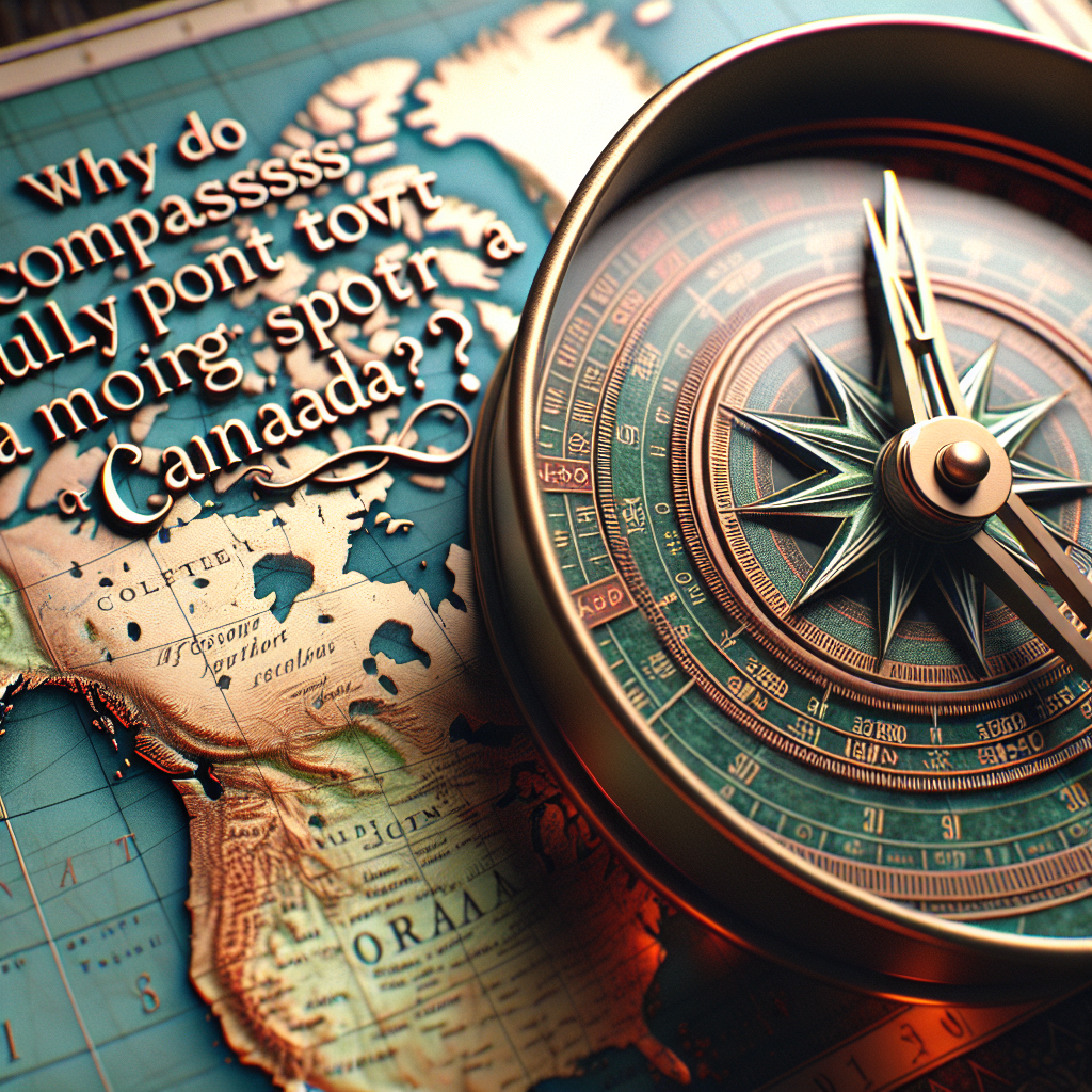 Why do compasses actually point toward a moving spot in northern Canada? | UsefulBS