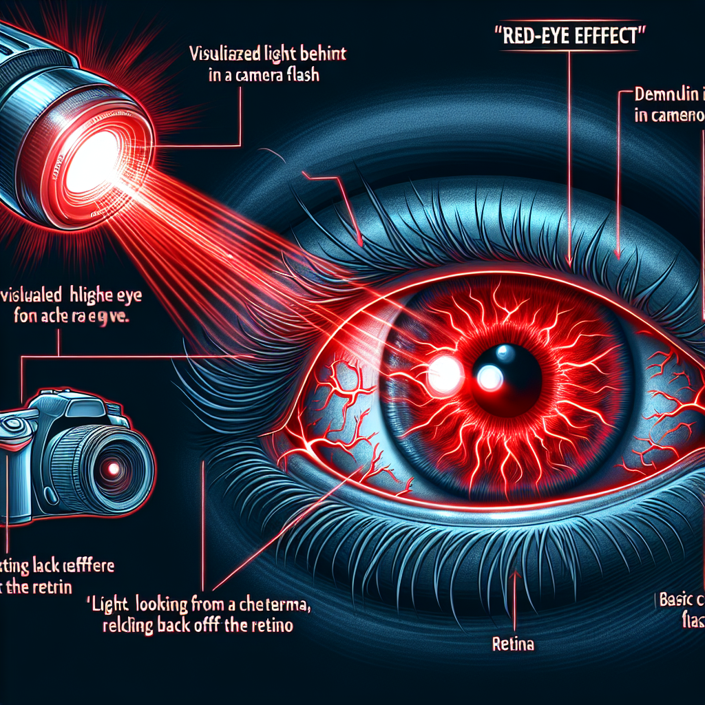 What causes the demonic-looking red-eye effect in flash photography ...
