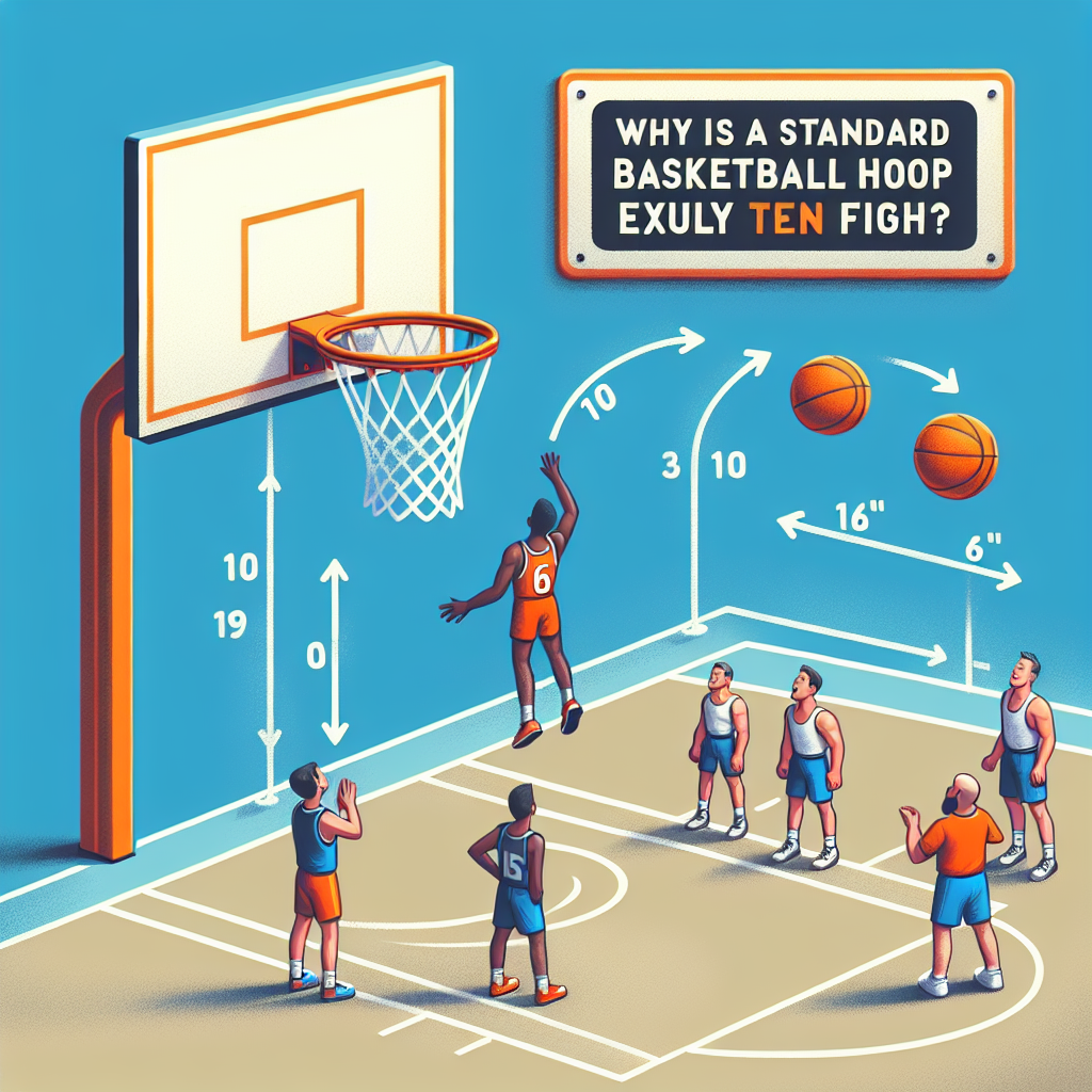 Why is a standard basketball hoop exactly ten feet high? | UsefulBS