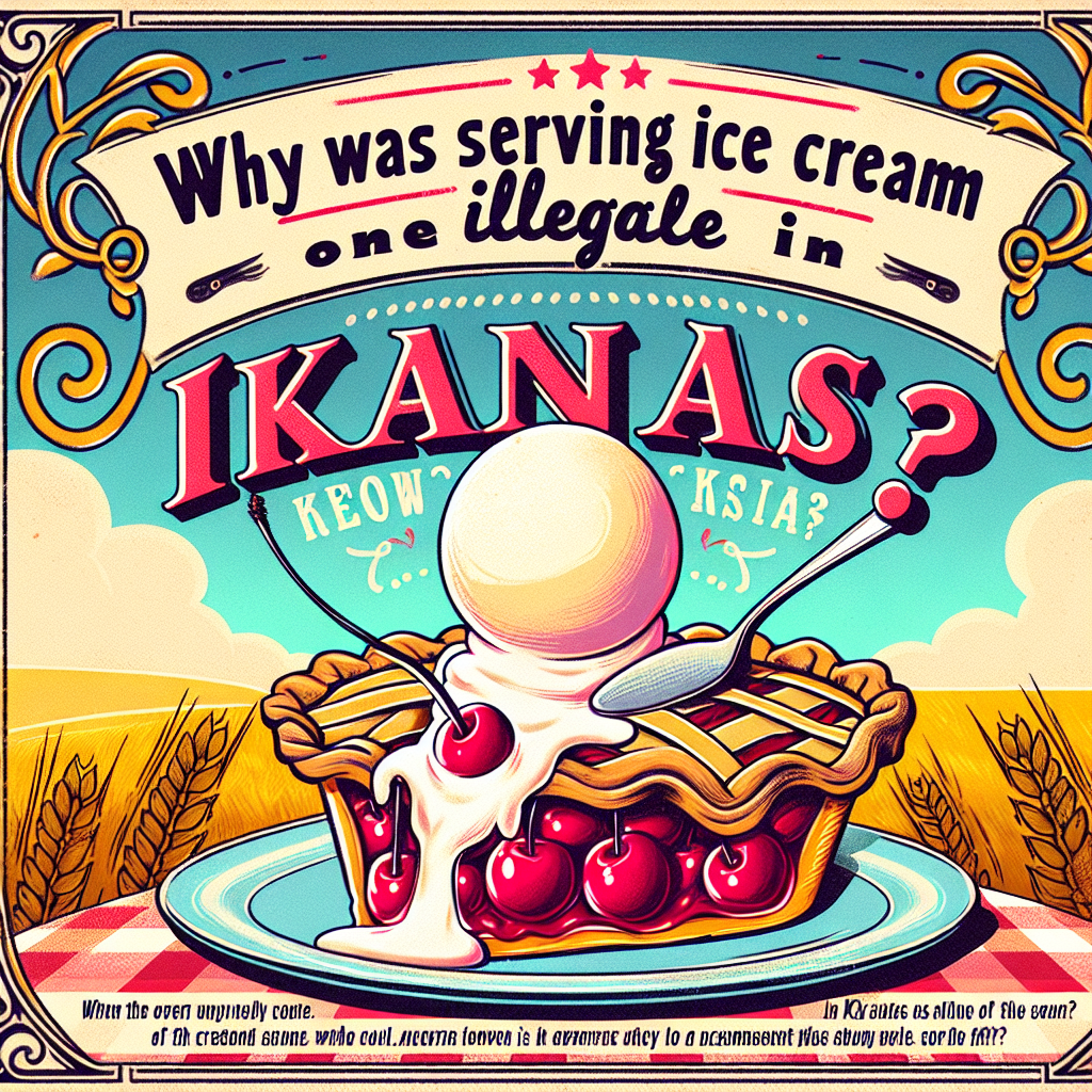 Why was serving ice cream on cherry pie once illegal in Kansas? | UsefulBS