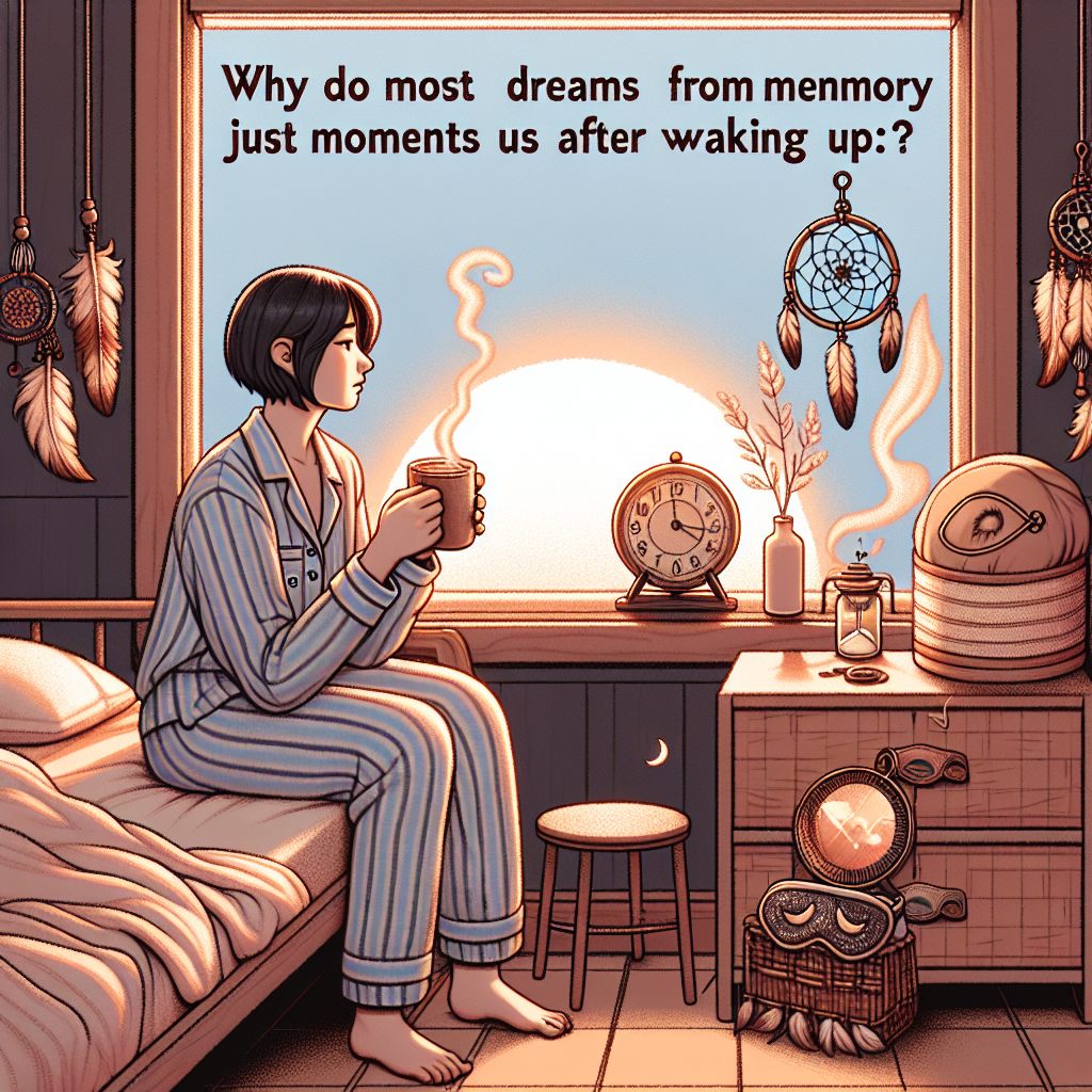 Why do most dreams vanish from memory just moments after waking up ...