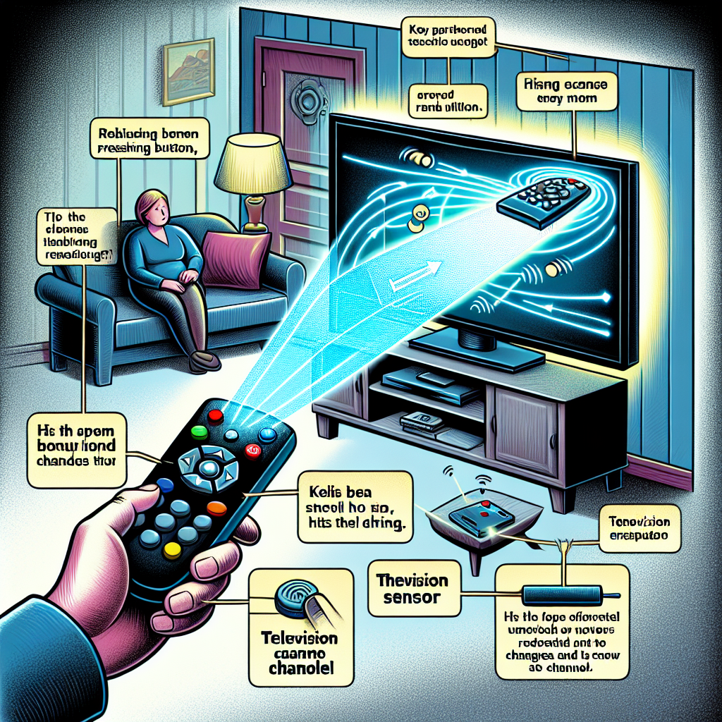 How does a TV remote control the TV using a beam of invisible light ...