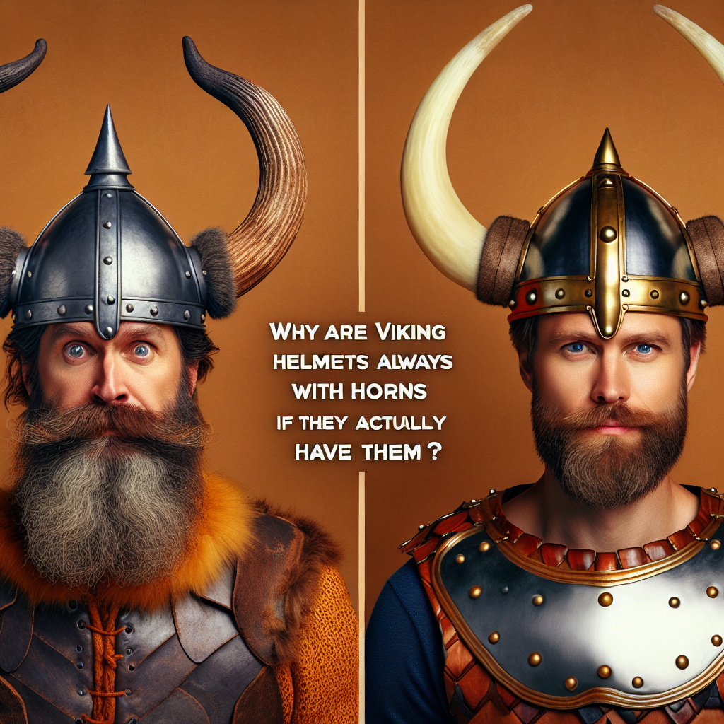 Why are Viking helmets always shown with horns if they never actually ...
