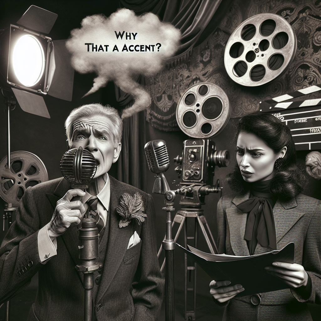 Why do actors in old movies have that weird, fake-sounding accent ...