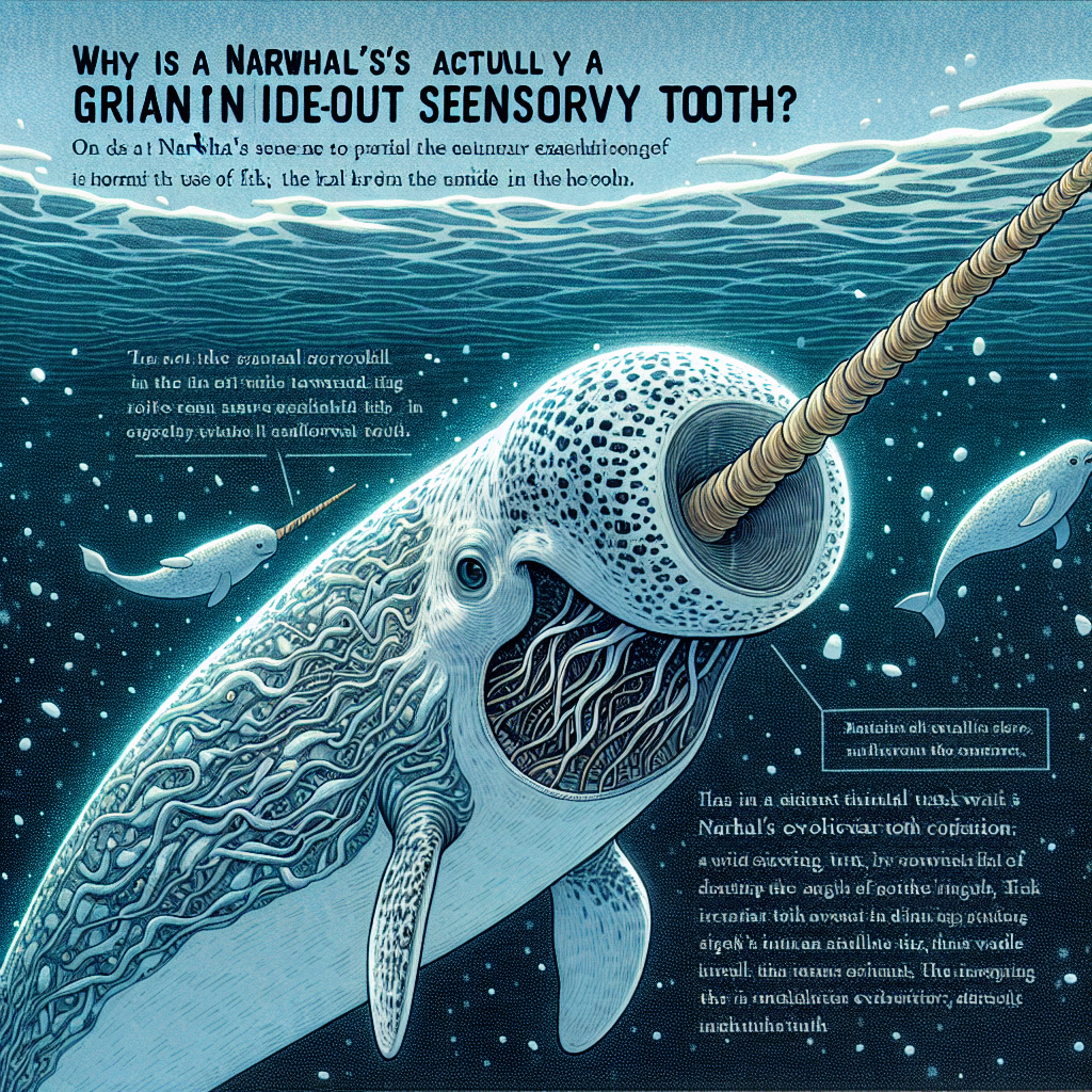 Why is a narwhal's spiral tusk actually a giant inside-out sensory ...