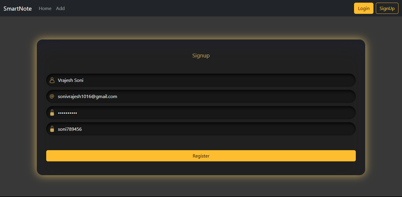 GitHub - ghanshyam7373/smartnote