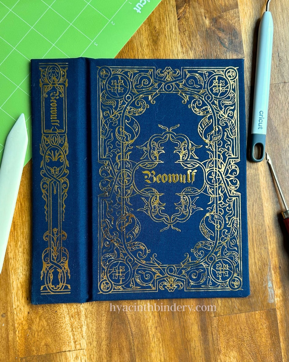 Gothic Leaf - Book Cover and Spine SVG - Hyacinth Bindery