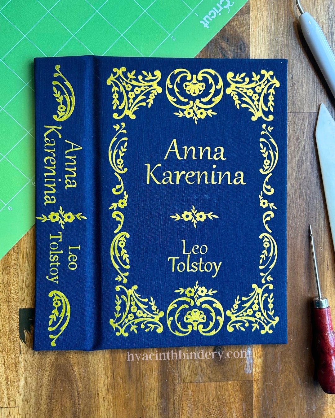 Romantic Floral Swirl - Book Cover and Spine SVG - Hyacinth Bindery
