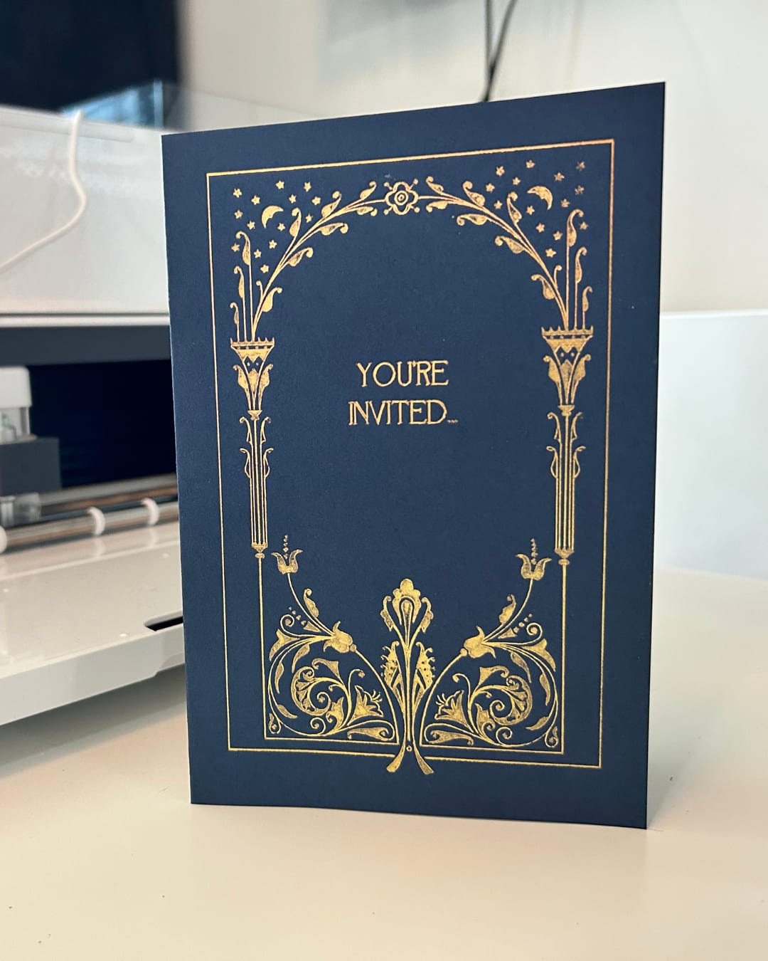 Vintage Moon and Stars - Foil SVG - Hyacinth Bindery