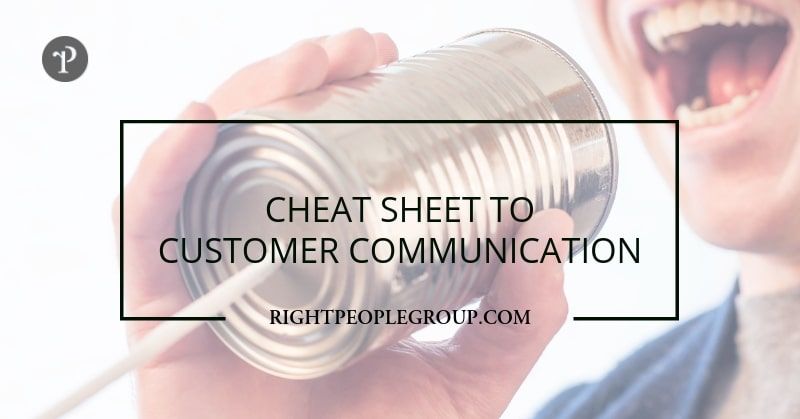 DISC profile cheat sheet for customer communication | Right People Group