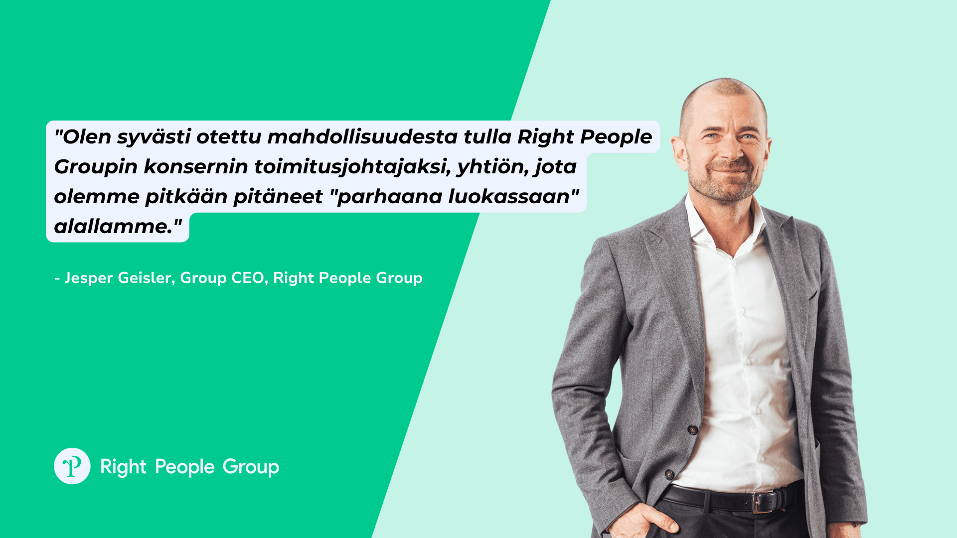 Tapaa Jesper Geisler, Right People Groupin uusi konsernijohtaja | Right ...