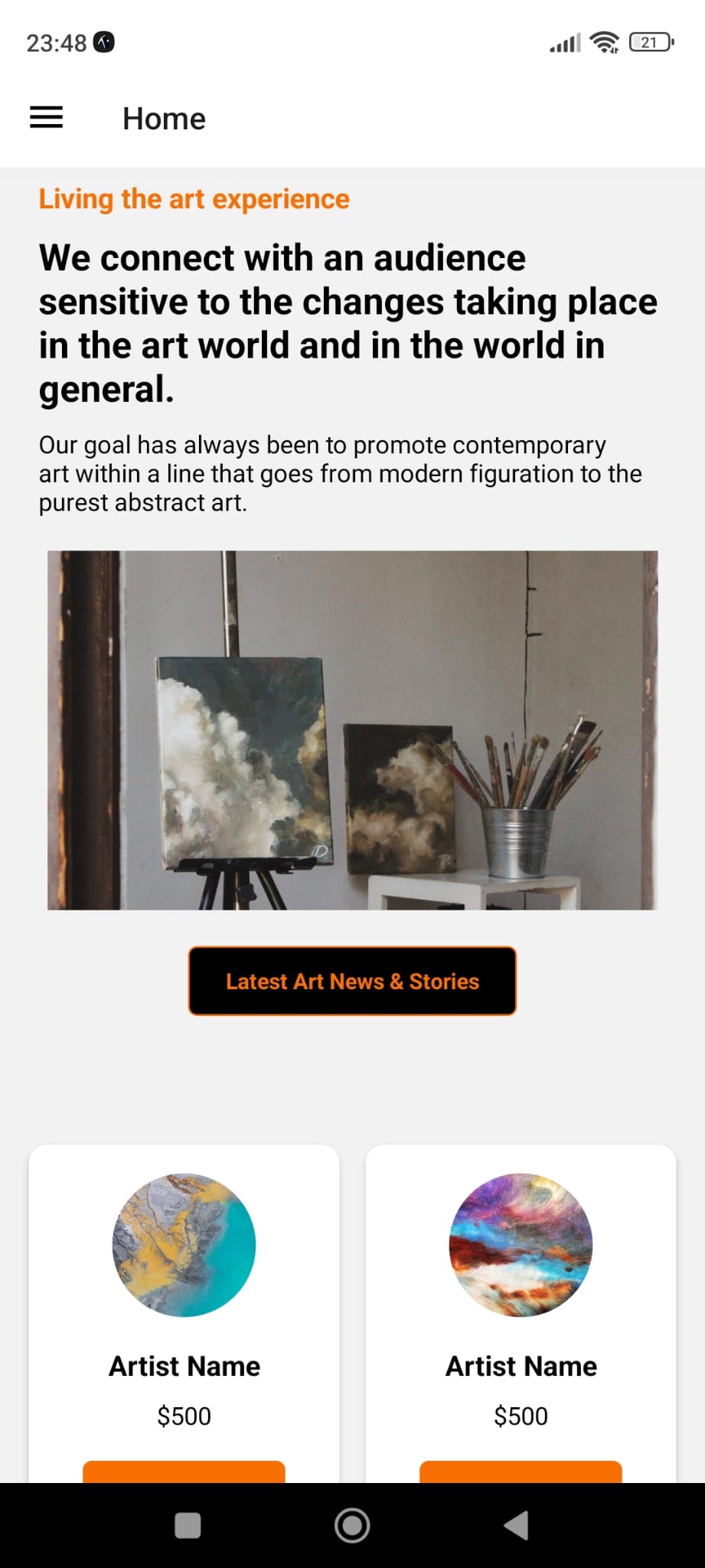 GitHub - eliferkln/react-native-drawer-art-gallery