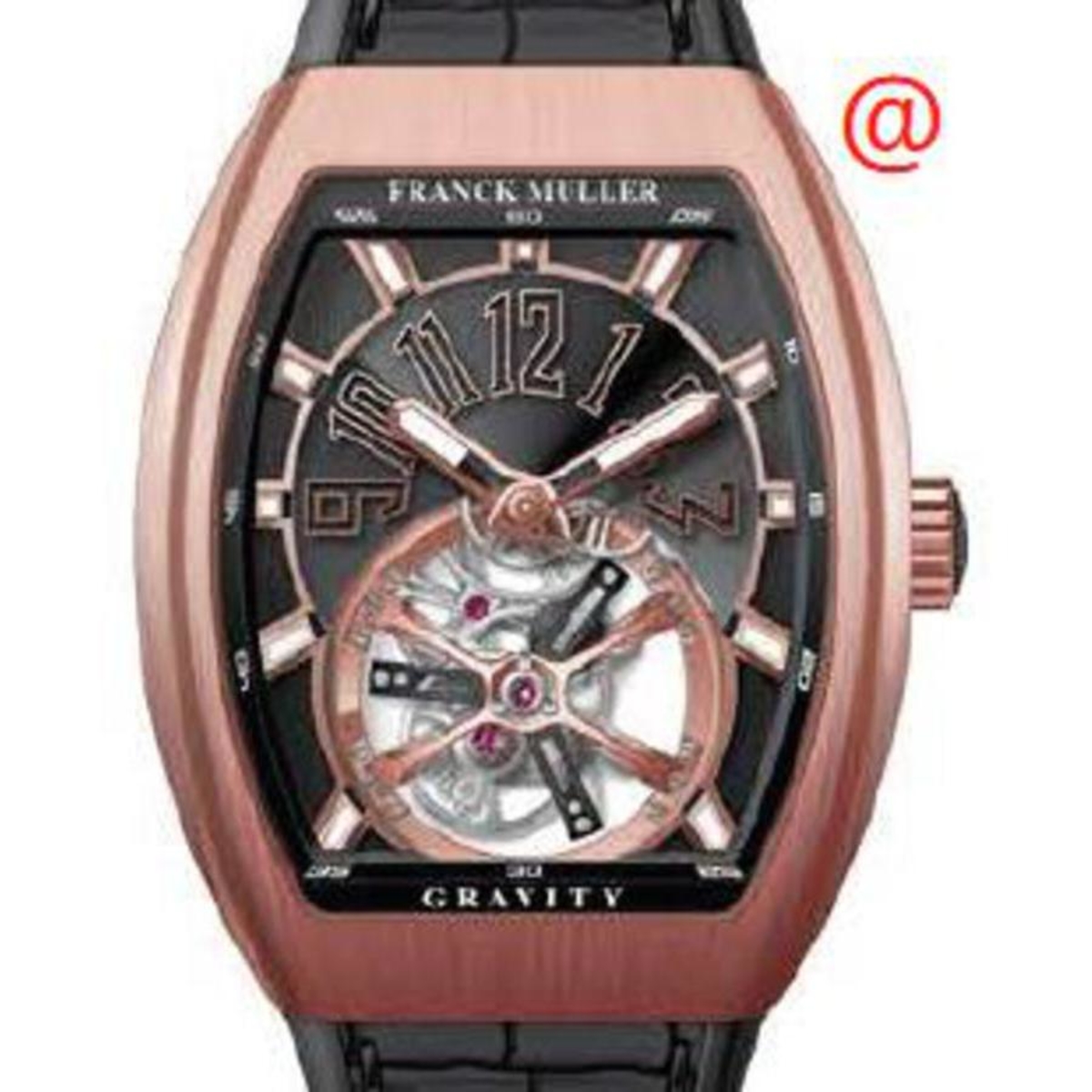 Franck Muller Gravity Hand Wind Black Dial Mens Watch V41TGRAVITYCS5NBRNR(NRNR5NBR)