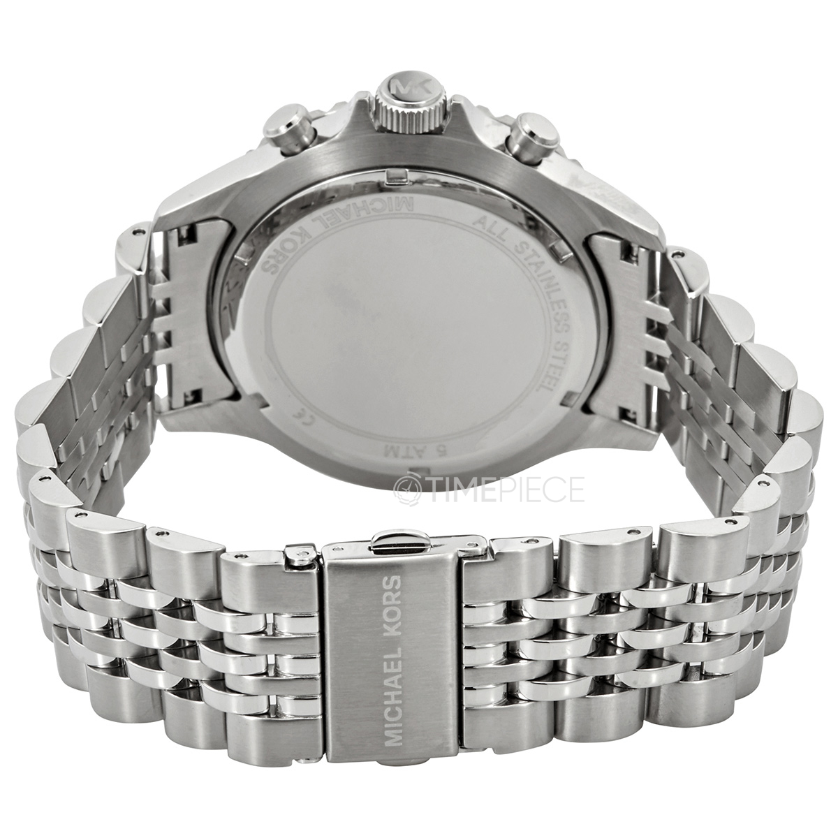 Michael Kors Bayville Chronograph Quartz Crystal Blue Dial Mens Watch ...