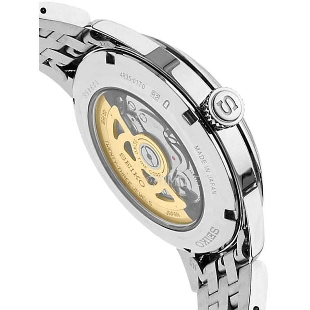 Seiko Presage Automatic Black Blue Dial Mens Watch SRPB41