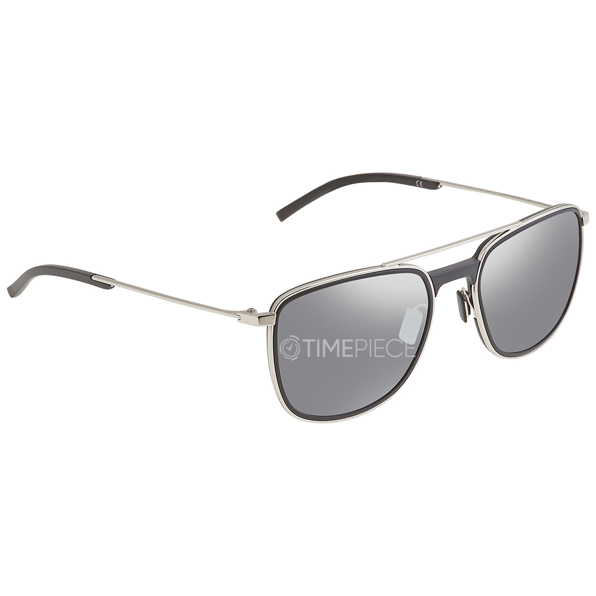 Porsche Design Mercury Silver Mirror Square Unisex Sunglasses P8690 C 57