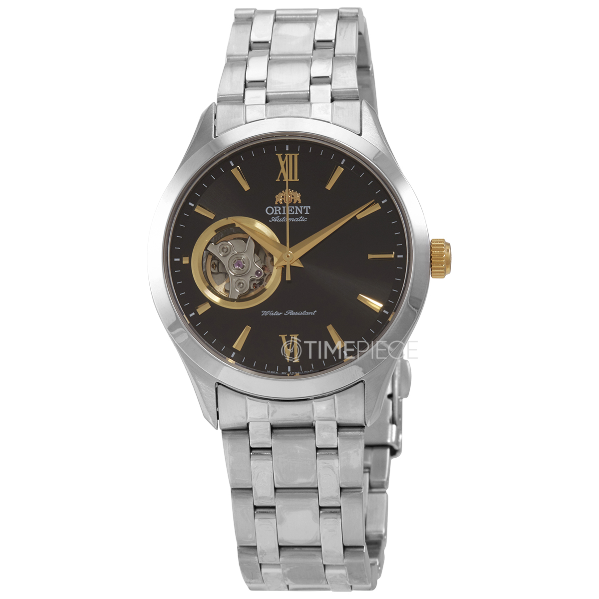 Orient Open Heart Automatic Black Dial Mens Watch SAG03002 B