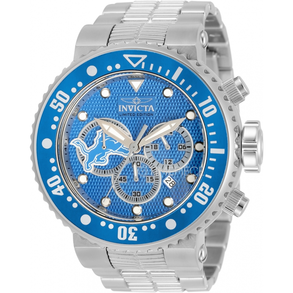 Invicta NFL Detroit Lions Chronograph Quartz Mens Watch 33125
