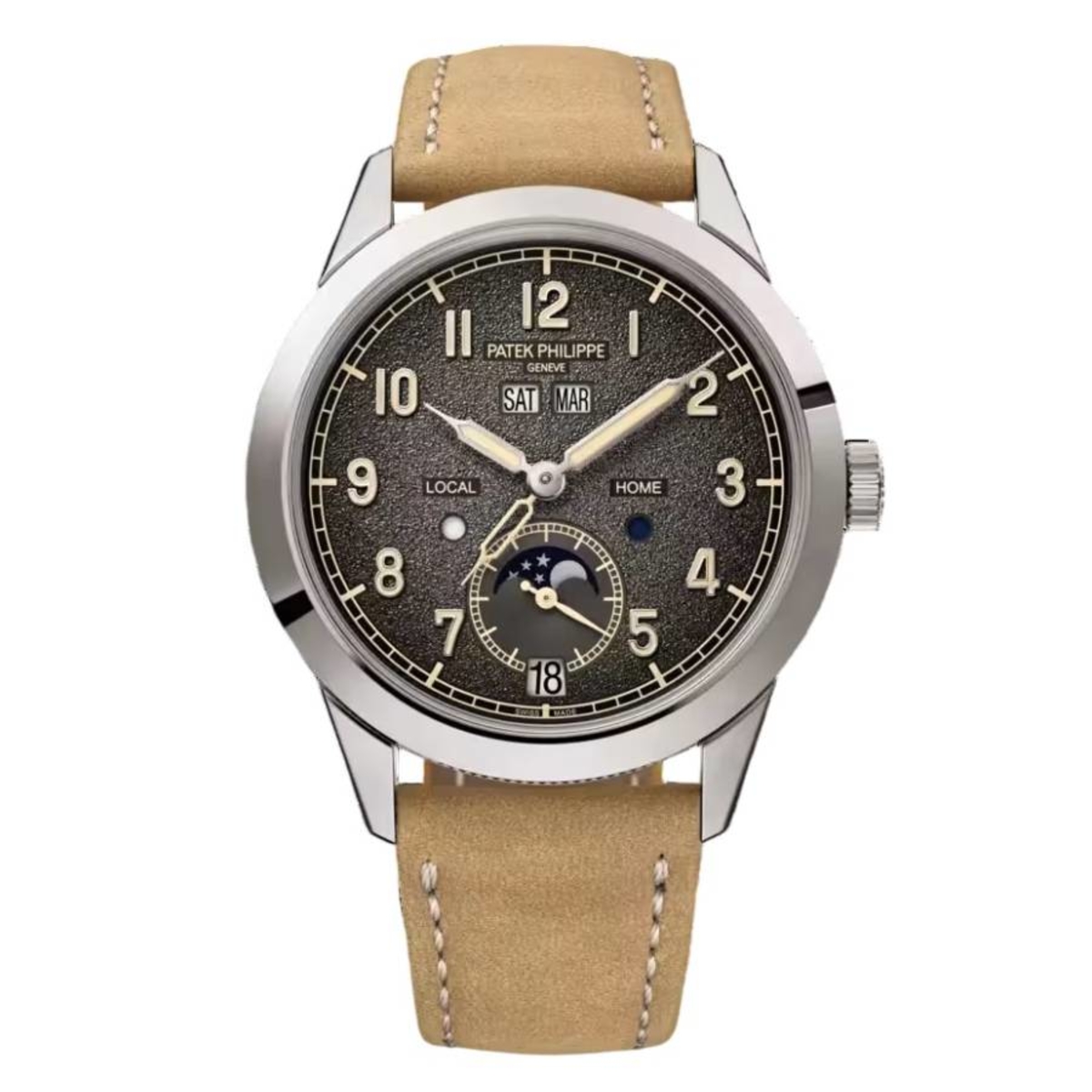 Patek Philippe Complications Automatic Charcoal Gray Mens Watch 5326G-001