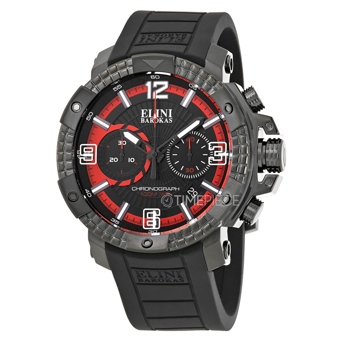 Elini Barokas ELINI-20033-BB-01-RDA Arena Mens Chronograph Quartz Watch