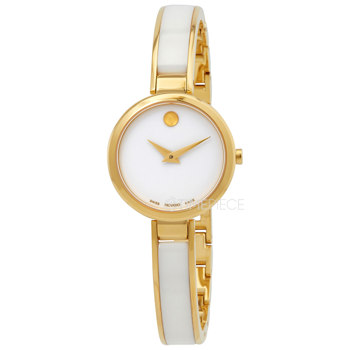 Movado Moda Quartz White Dial Ladies Watch 0607715