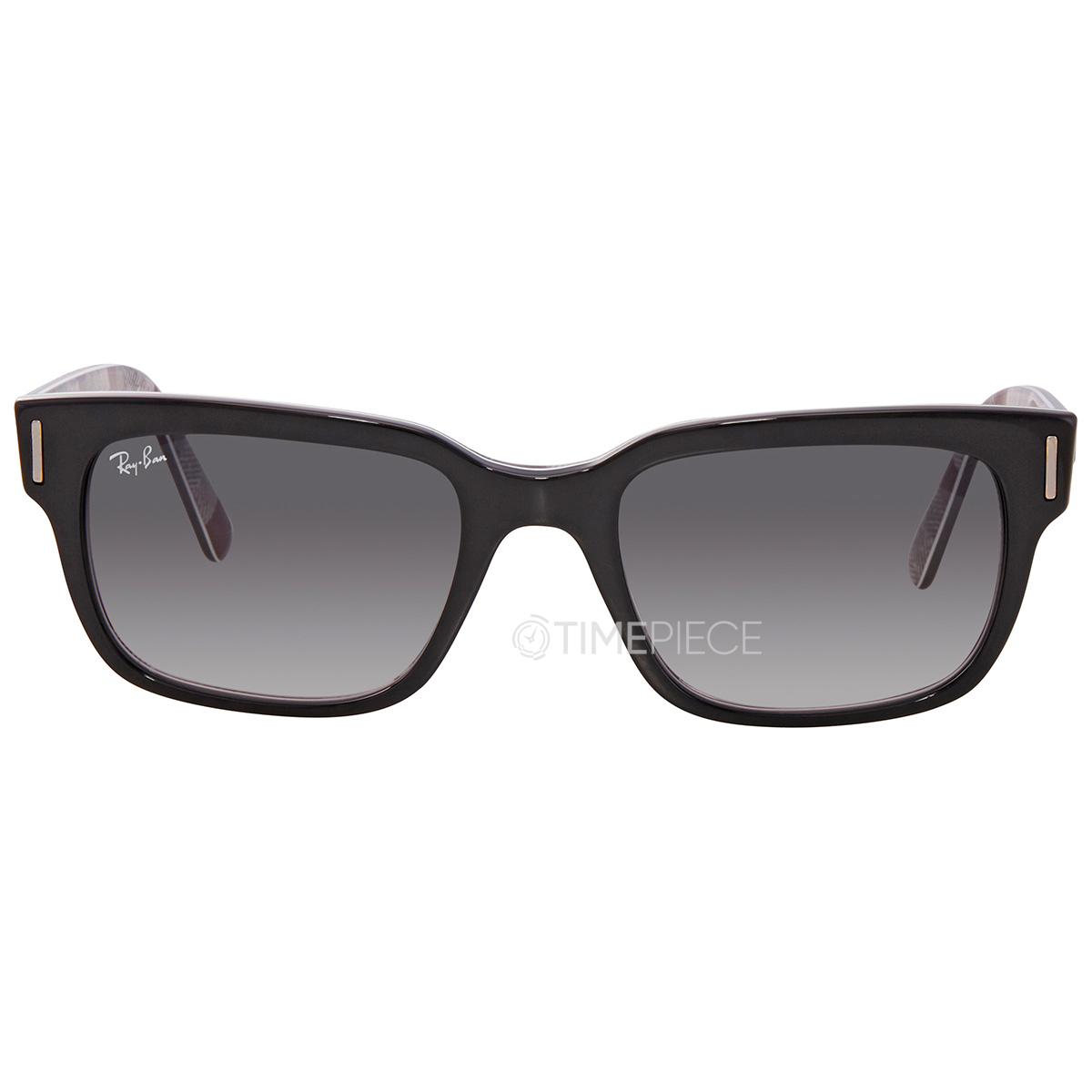 Ray Ban Jeffrey Light Grey Gradient Square Sunglasses RB2190 13183A 55