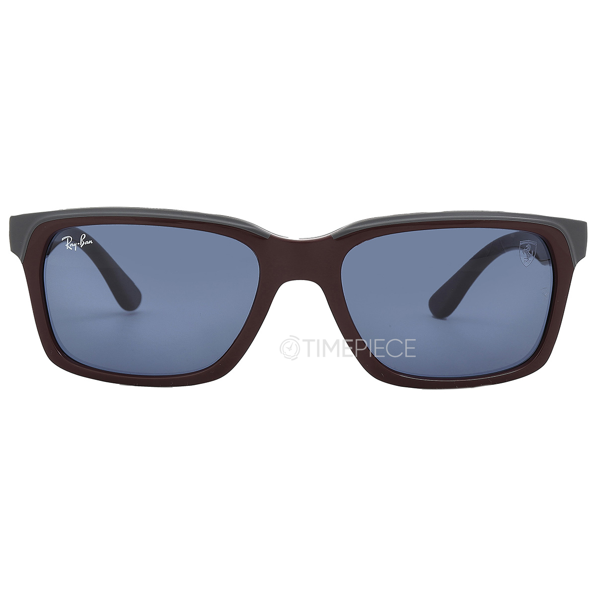 Ray Ban Dark Blue Rectangular Unisex Sunglasses RB4393M F67980 56
