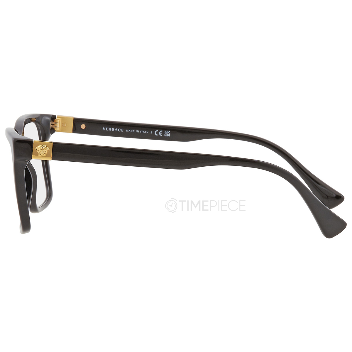 Versace Demo Rectangular Mens Eyeglasses VE3328 GB1 56