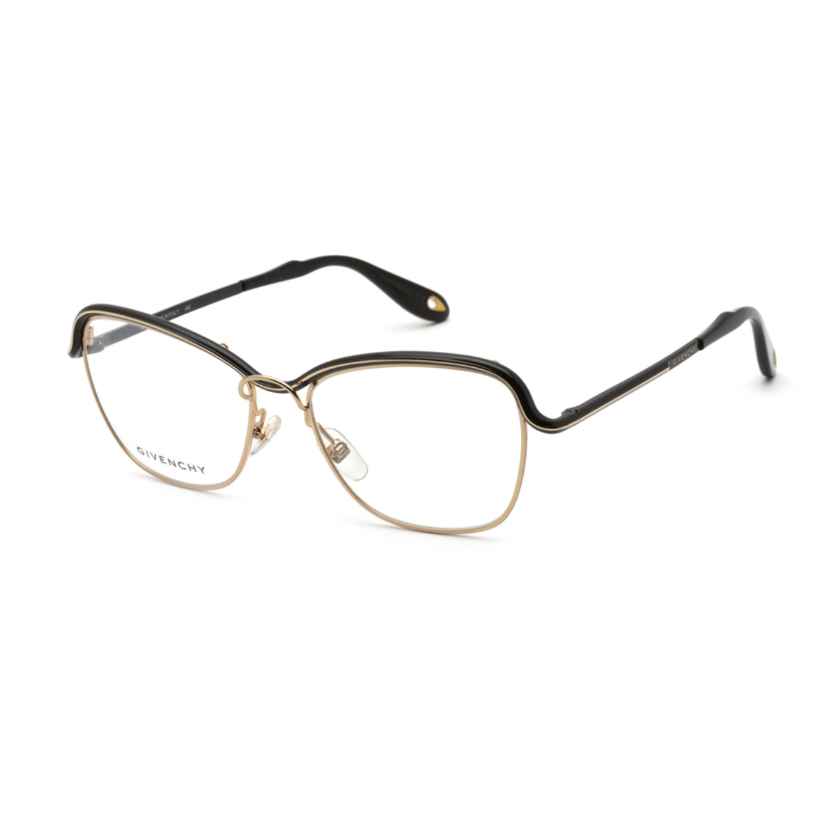 Givenchy Ladies Black Rectangular Eyeglass Frames Gv00340DYD0053