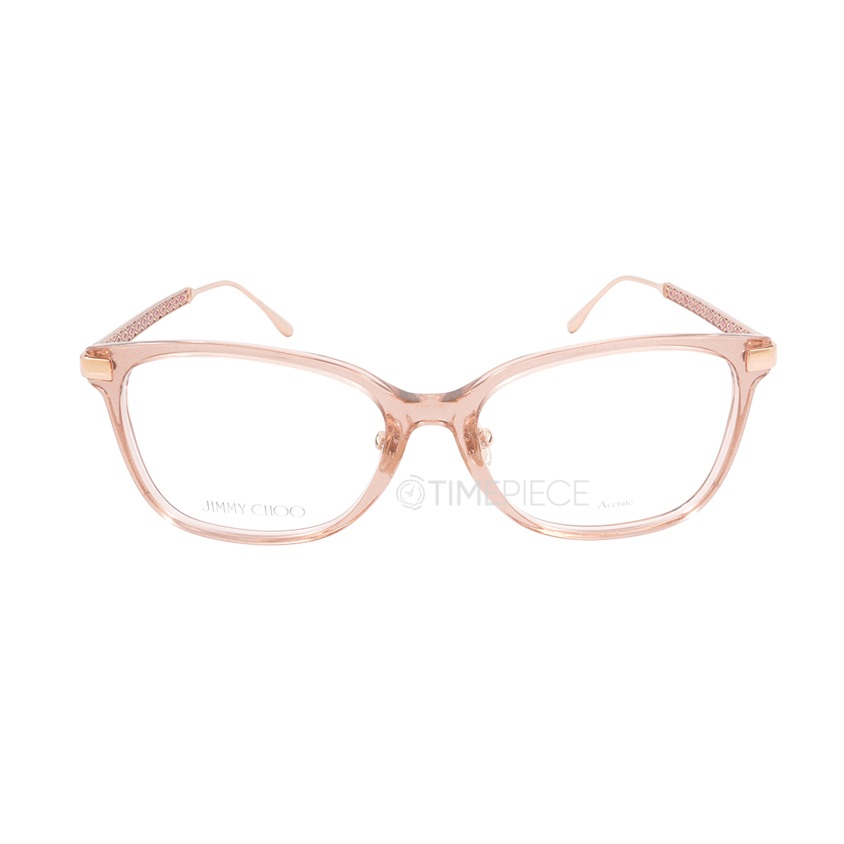 Jimmy Choo Ladies Pink Square Eyeglass Frames JC236/F0W660053