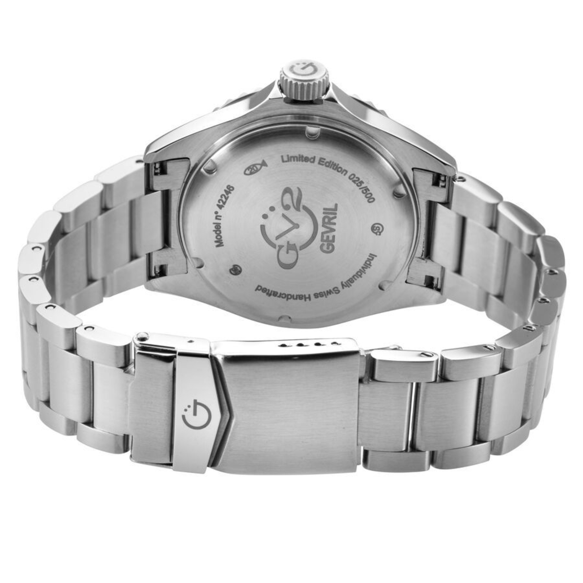 GV2 by Gevril Liguria Automatic Green Dial Mens Watch 42246.1